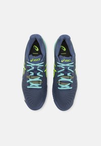 ASICS GEL-RESOLUTION 9 - Padelsko - thunder blue/electric lime/blå ...
