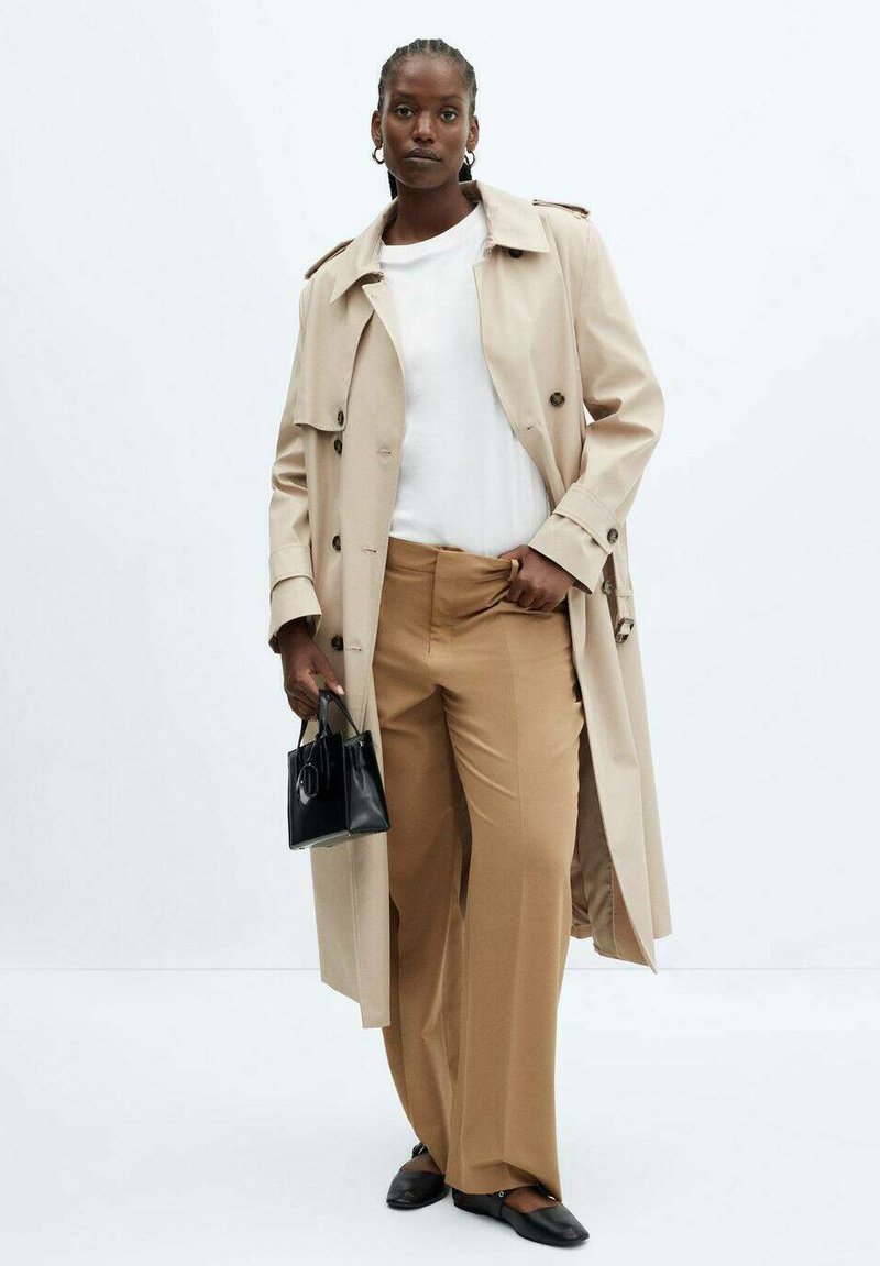 Mango CHICAGO - Gabardina - light pastel grey/tierra - Zalando.es