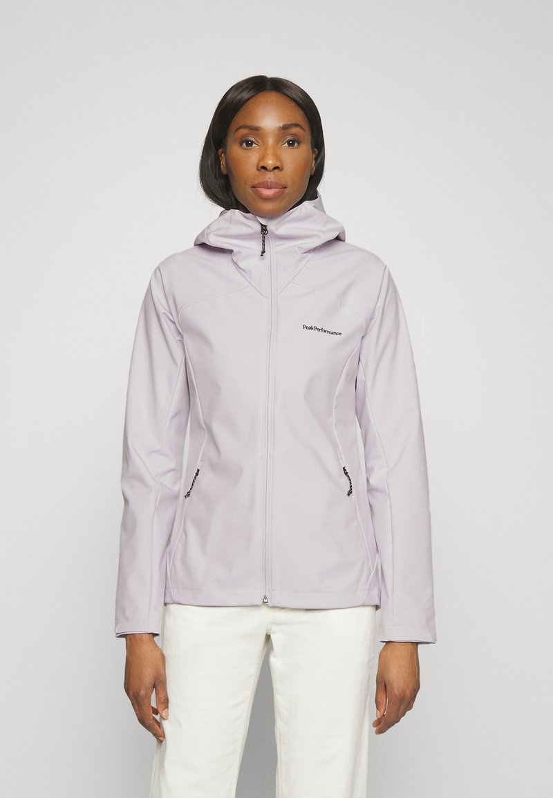 Peak Performance EXPLORE HOOD JACKET - Softshell jakna - soft cameo/svetlo roza - Zalando.si