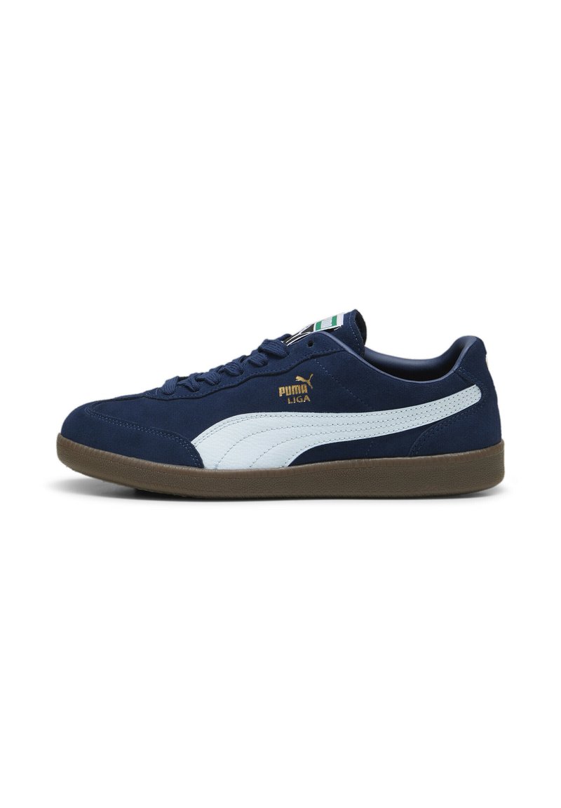 Puma LIGA - Trainers - persian blue icy blue gold/blue - Zalando.ie