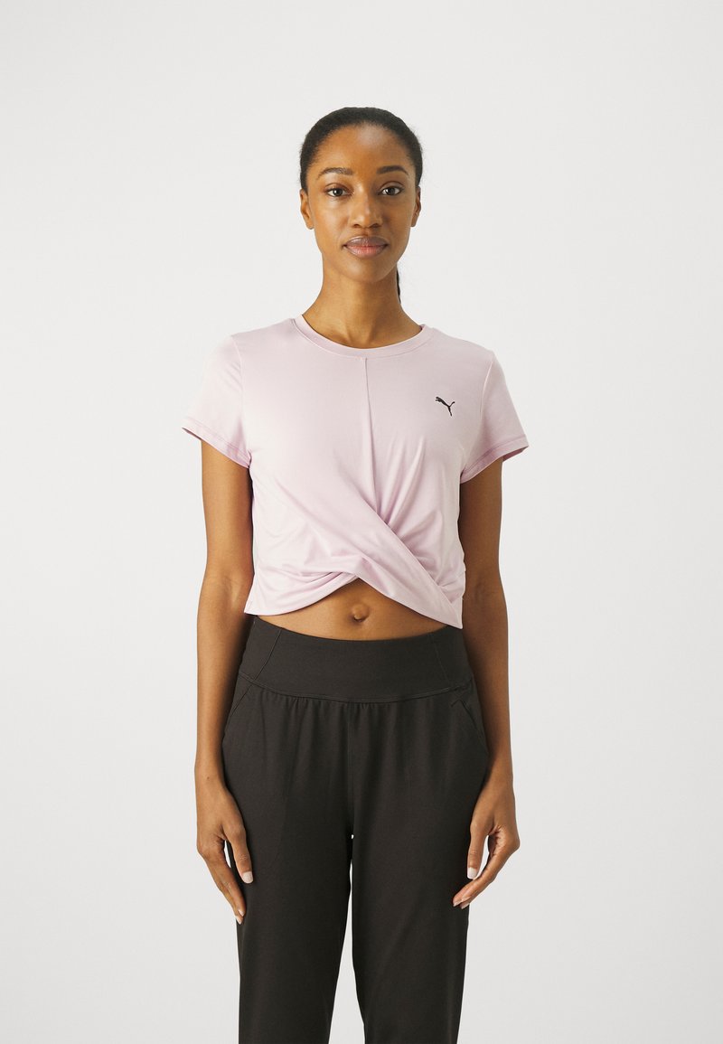 Puma STUDIO YOGINI LITE TWIST TEE - Sportiniai marškinėliai trumpomis ...