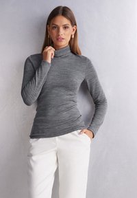 Intimissimi WARM EFFECT TURTLENECK - Striktrøje - grau aluminium grey ...