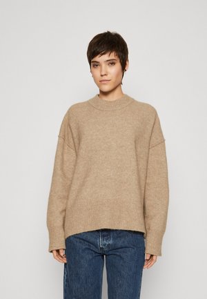 Opus PULINE - Strickpullover - sweet almond melange/beige - Zalando.ch