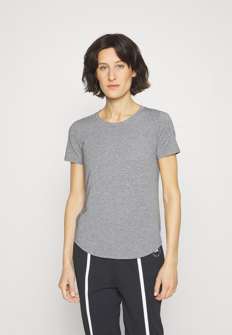 GAP BREATHE CREWNECK - T-Shirt basic - heather grey/grau - Zalando.de