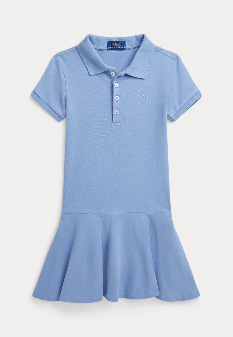 Polo Ralph Lauren STRETCH MESH POLO DRESS - Robe de jour - campus blue ...