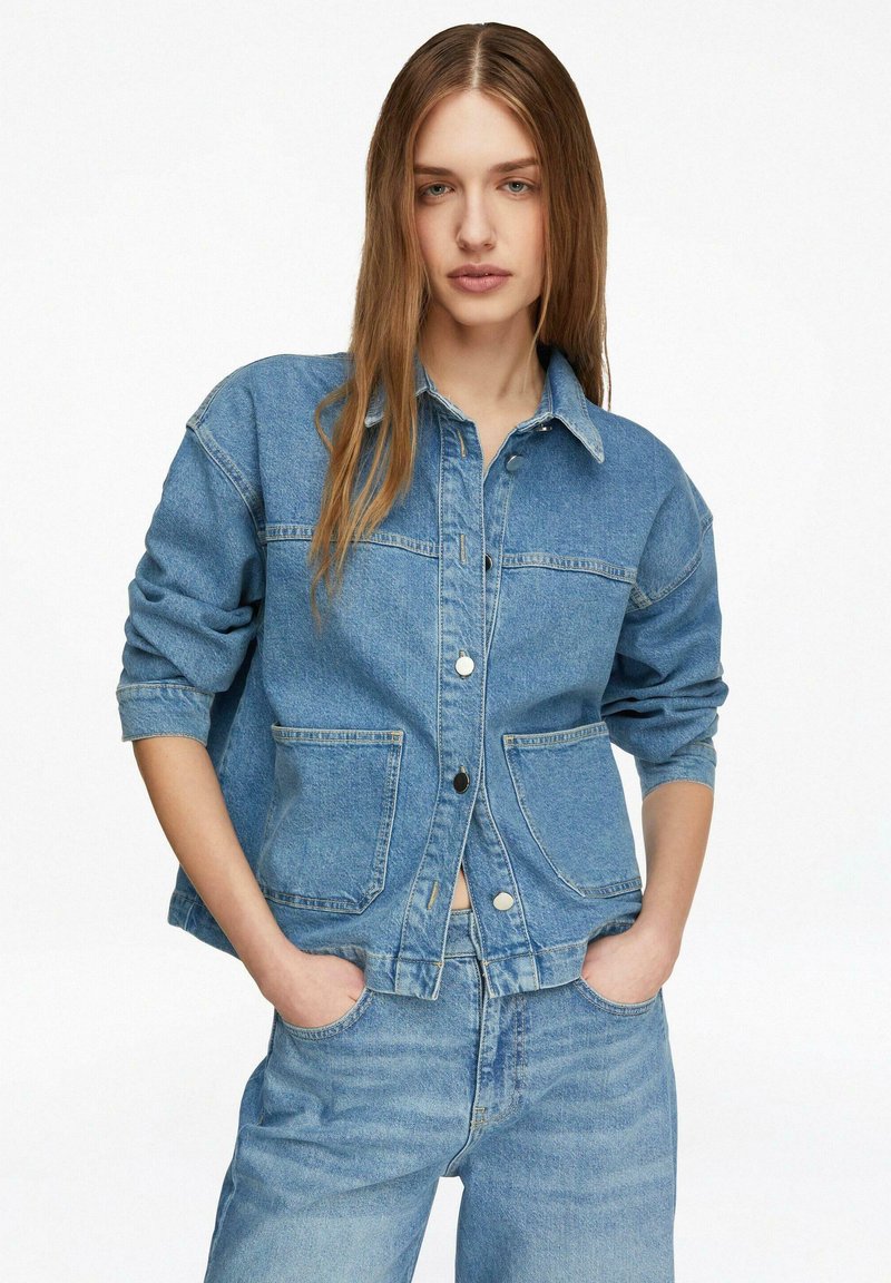 comma Denim jacket - blau/blue-grey - Zalando