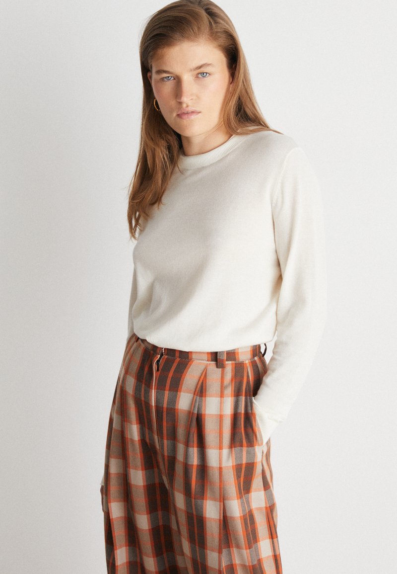 BOSS C FANIKASA - Trui - open white/wit - Zalando.be