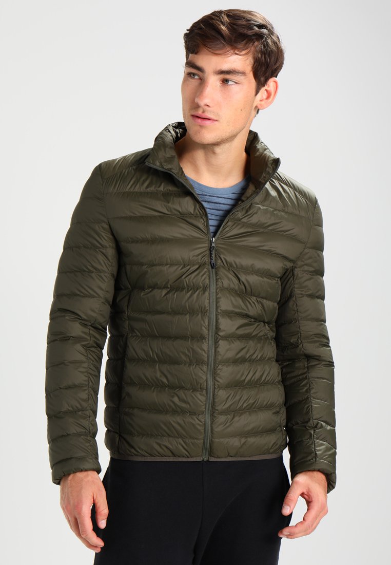Urban Classics DULL - Down jacket - dark olive/olive - Zalando.ie