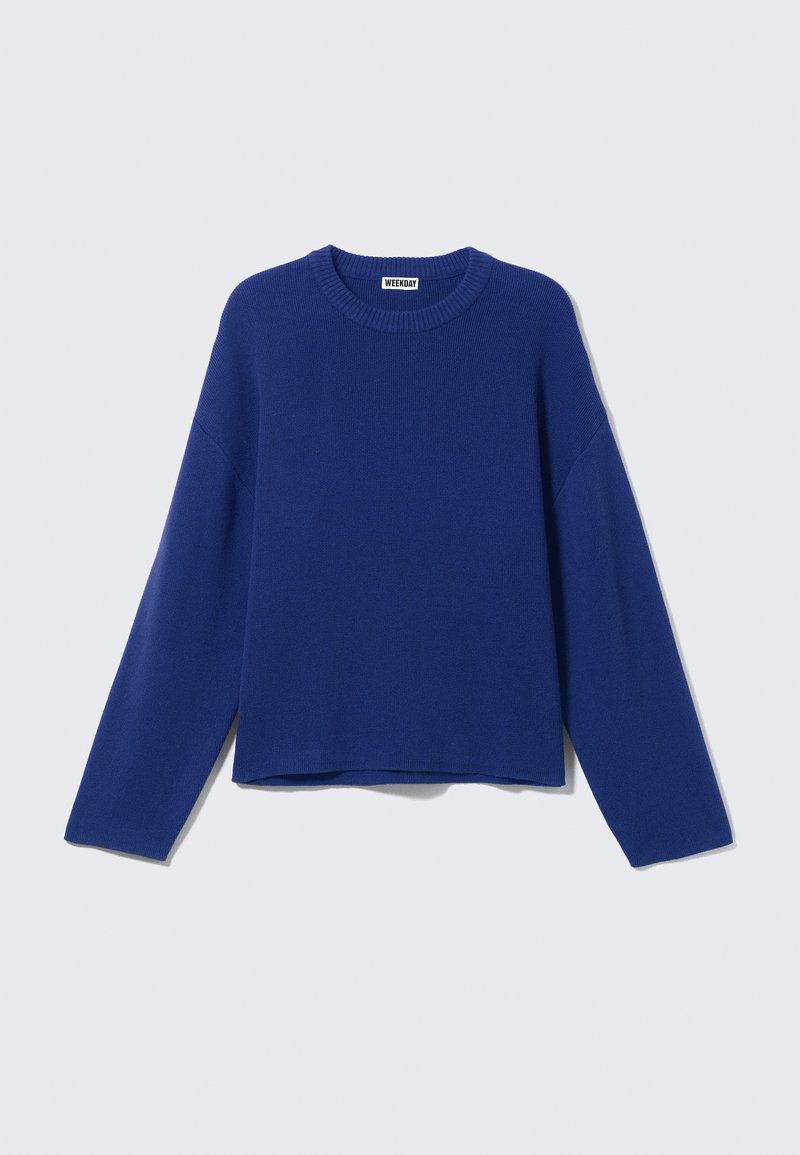 Weekday Jumper - bright blue/light blue - Zalando