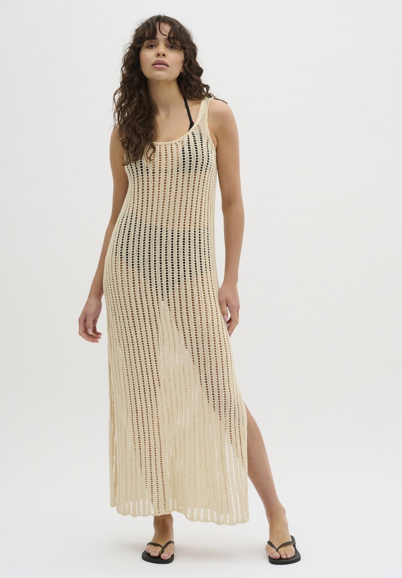 My Essential Wardrobe DIVAMW - Maxi dress - birch/off-white - Zalando.ie
