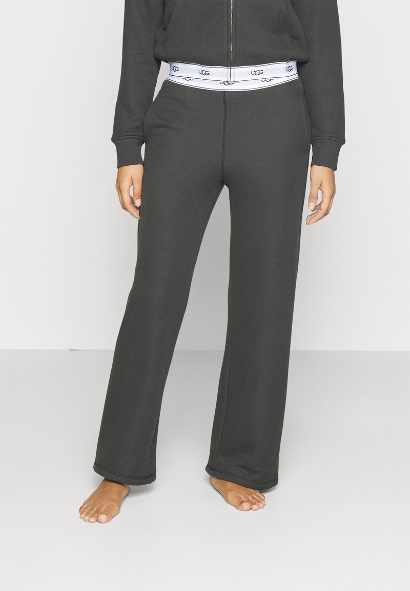 UGG JUDIE WIDE LEG PANT - Bas de pyjama - black/noir - ZALANDO.FR