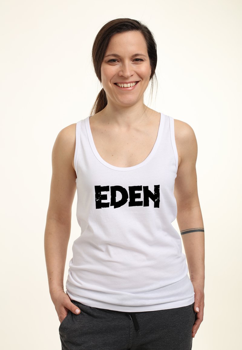 Henry Tiger EDEN LOGO - Top - white - Zalando.de