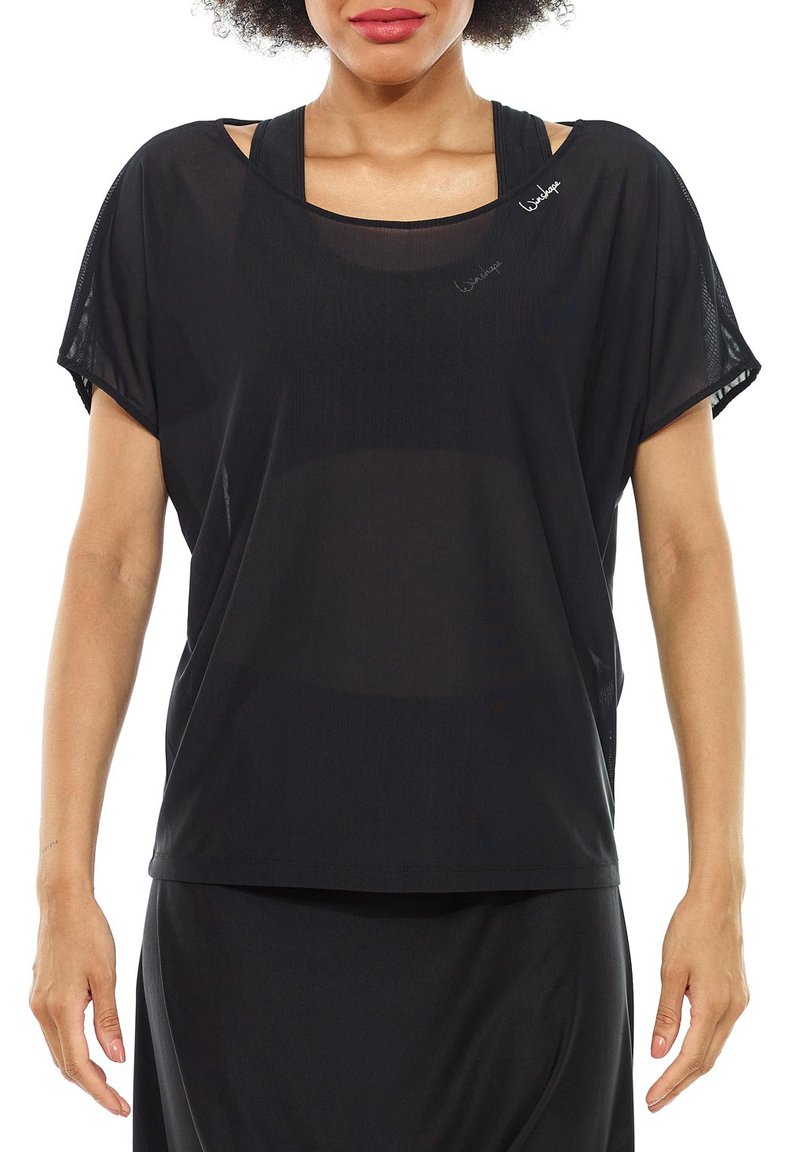 Winshape Top - black/mesh/čierna - Zalando.sk