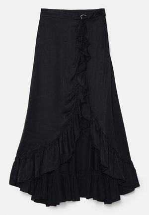 maje LILIONA - T-shirt med print - noir/svart - Zalando.se