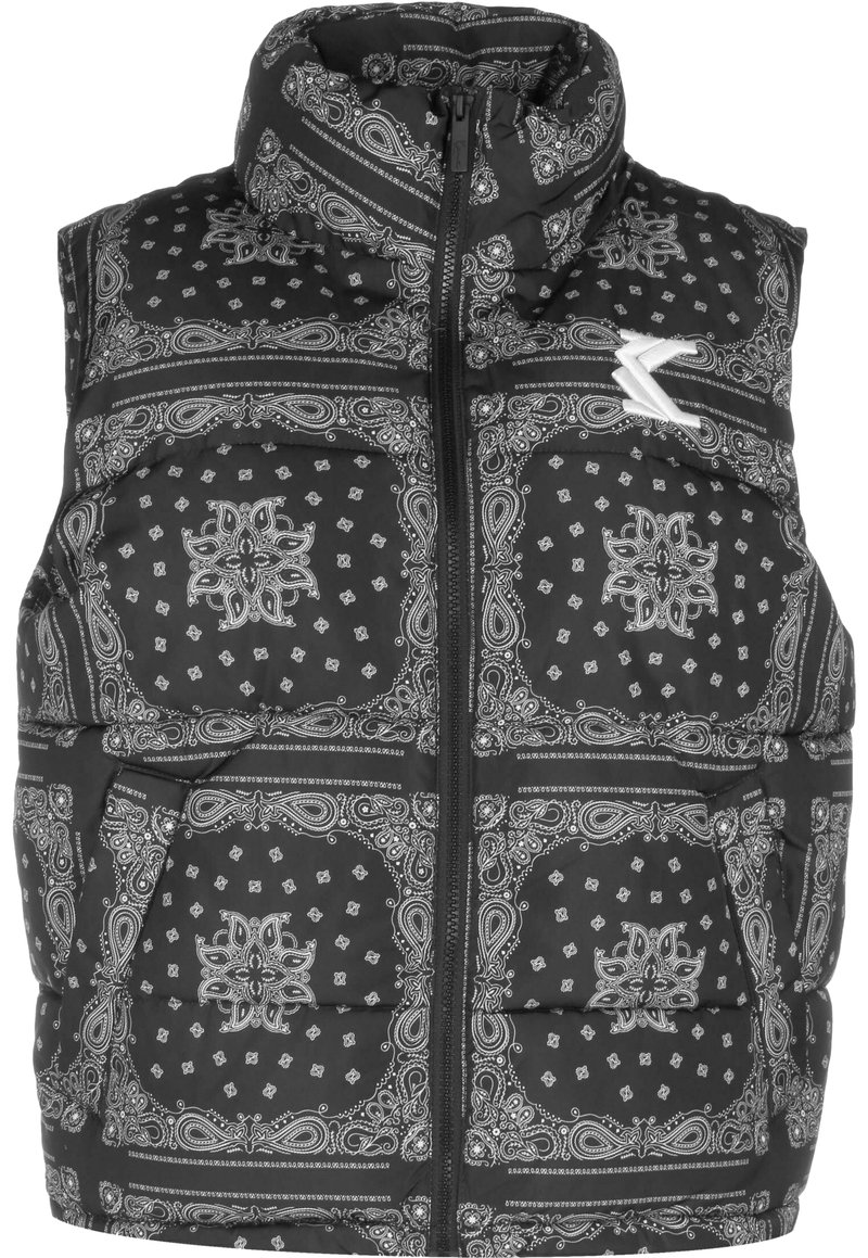 Karl Kani Chaleco - black white/negro - Zalando.es