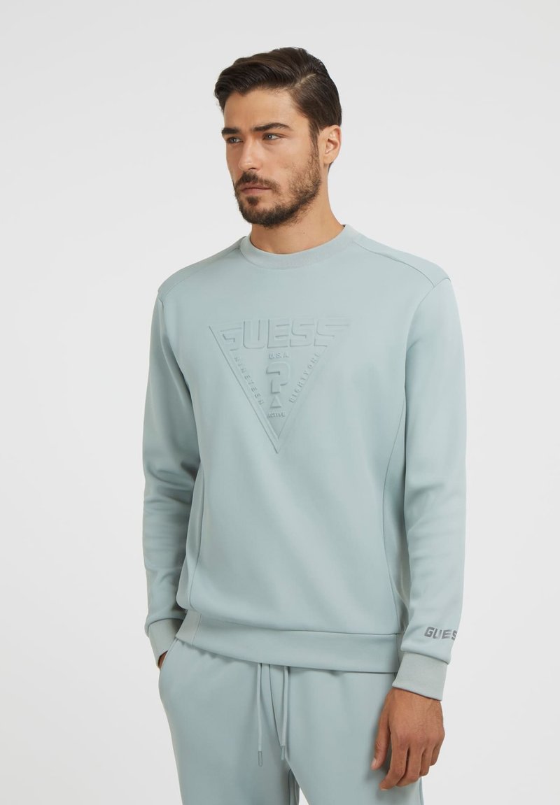 Guess LOGO TRIANGOLO - Sudadera - grigio/gris - Zalando.es
