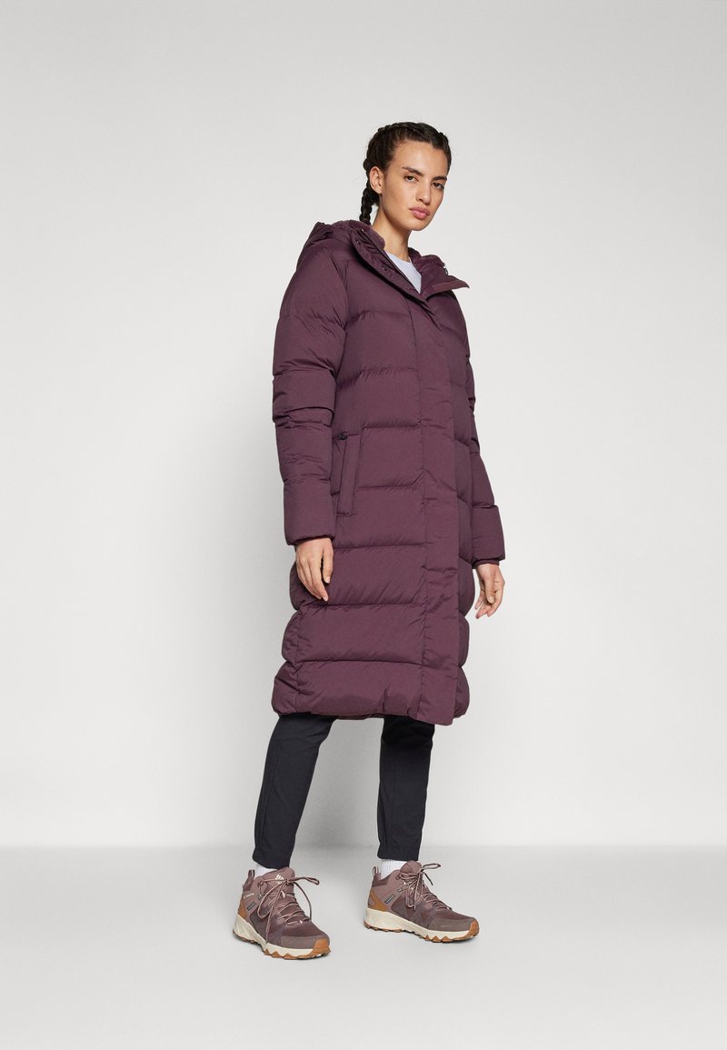 Columbia BOUNDLESS DAYS™ LONG DOWN JACKET - Down coat - moonvista/berry ...