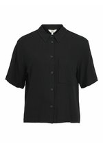 Object Button-down blouse - black - Zalando.de