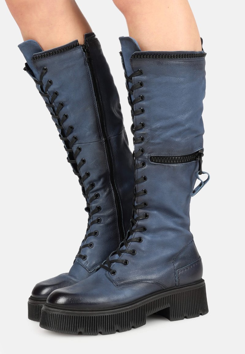 MJUS Lace-up boots - cosmo/blue - Zalando.de