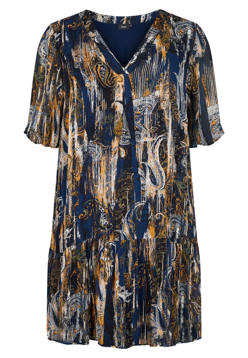 Zizzi Jurk - navy blazer aop/blauw - Zalando.be