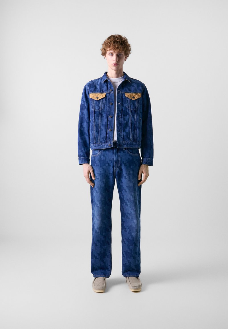 GAP DAPPER DAN ICON - Denim jacket - dark indigo/dark-blue denim ...