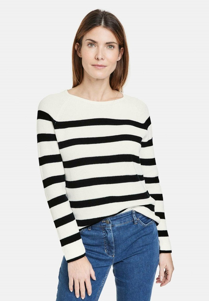 Gerry Weber Edition Jersey de punto - weiß blau/blanco - Zalando.es