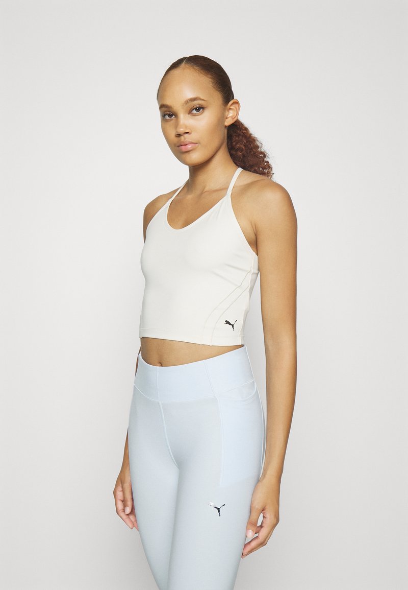 Puma STUDIO ULTRABARE CROP - Top - alpine snow/blanco - Zalando.es