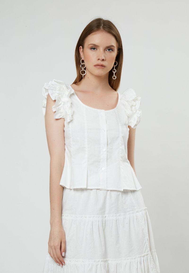 INFLUENCER Blusa - white/blanco - Zalando.es