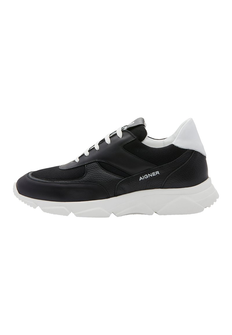 AIGNER JERRY - Sneaker low - black white/schwarz - Zalando.de