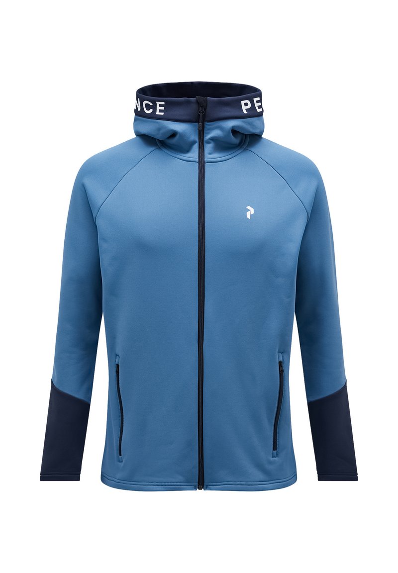 Peak Performance M RIDER ZIP - Fleecejacke - mittelblau/blau - Zalando.ch
