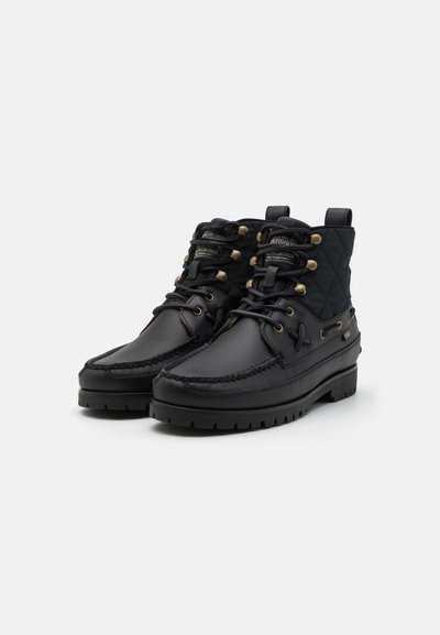 Polo Ralph Lauren RANGER MID TALL BOOT - Snørestøvletter - black/svart ...