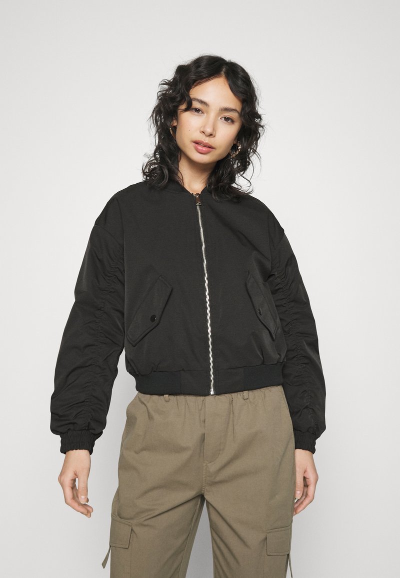 Vero Moda Petite VMALEXA JACKET - Bomber Jacket - black - Zalando