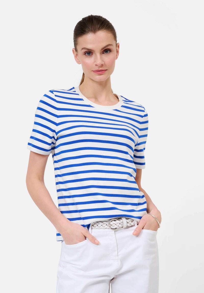 BRAX STYLE CIRA - T-Shirt print - inked blue/blau - Zalando.ch