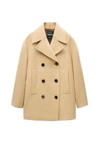 Mango MODENA - Kort kappa / rock - marron moyen/brun - Zalando.se