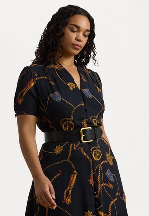 Lauren Ralph Lauren Woman LILLIANNA ELBOW SLEEVE DAY DRESS - Jerseykleid - refined navy ...