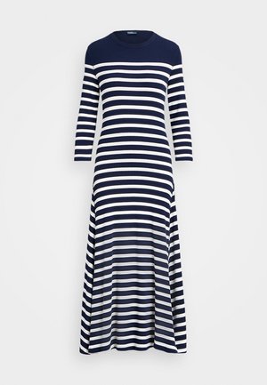 Polo Ralph Lauren SHORT SLEEVE DAY DRESS - Maxi-jurk - blue floral/blauw - Zalando.nl