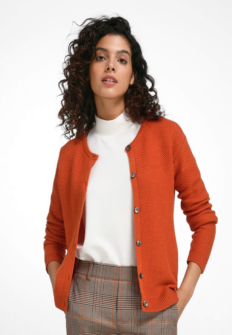 PETER HAHN Vest - orangemeliert/oranje gemêleerd - Zalando.nl