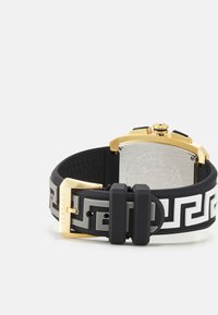 Versace Watches DOMINUS - Chronograph watch - black/grey/white/gold ...