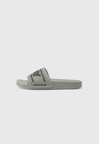 Replay UP TOTAL - Slippers - dark grey/black/black - Zalando