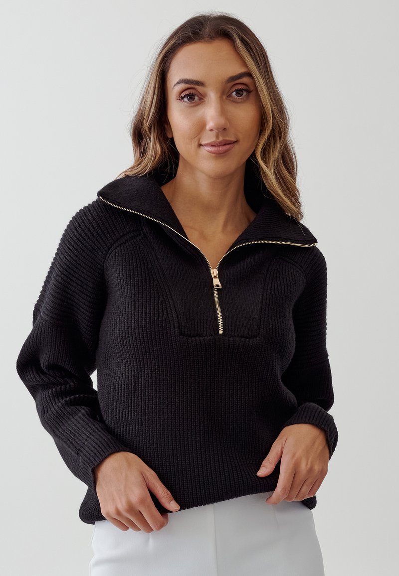 TUSSAH HAZEL - Jumper - black - Zalando