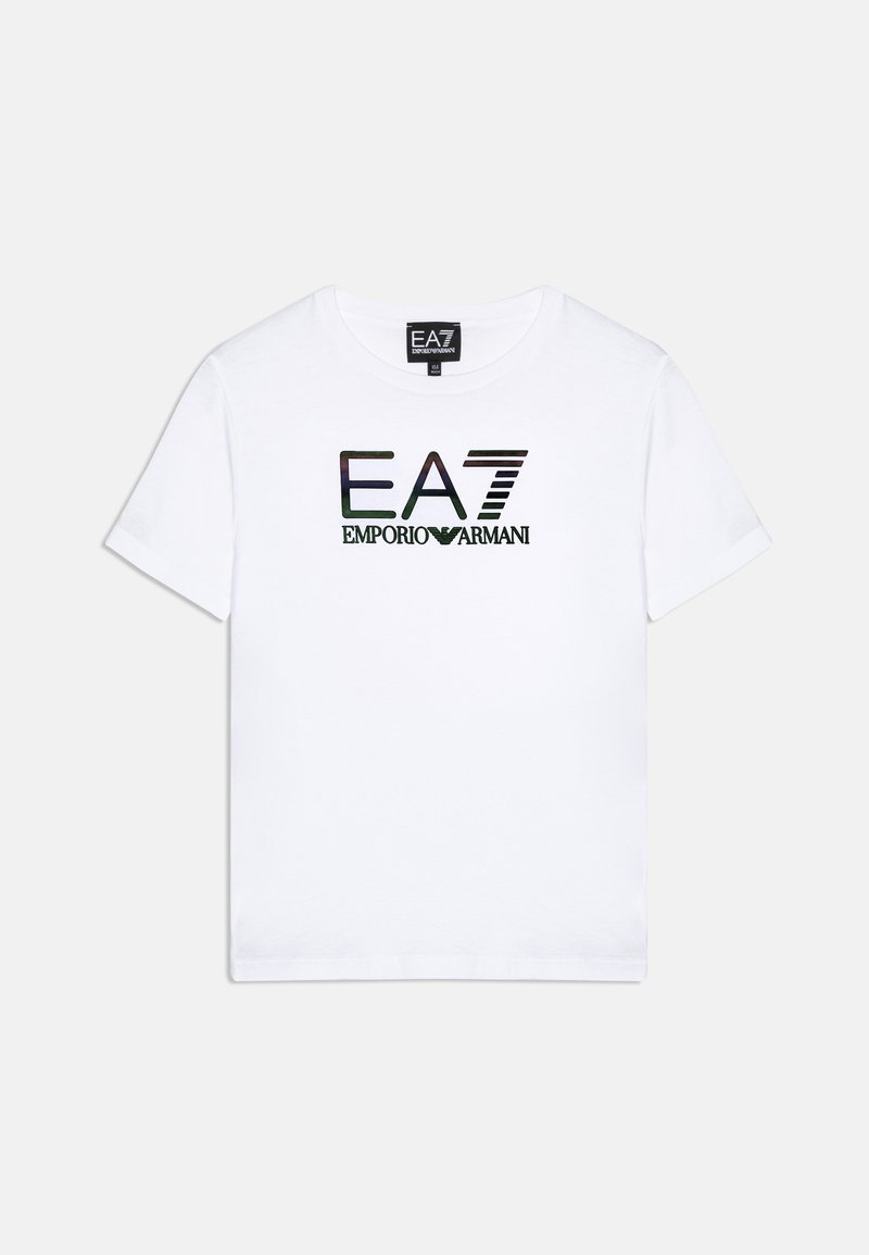 EA7 Emporio Armani UNISEX - T-shirts print - white/hvid - Zalando.dk