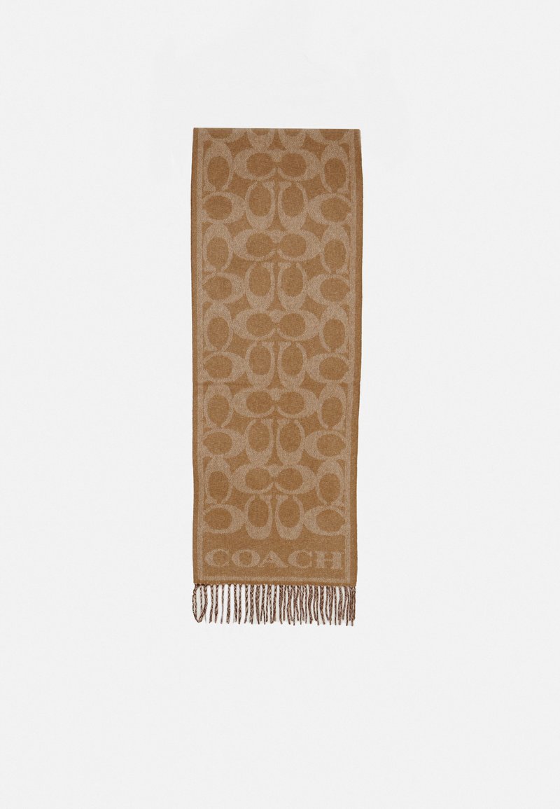 COACH SIGNATURE REVERSIBLE MUFFLER - Scarf - camel - Zalando.ie