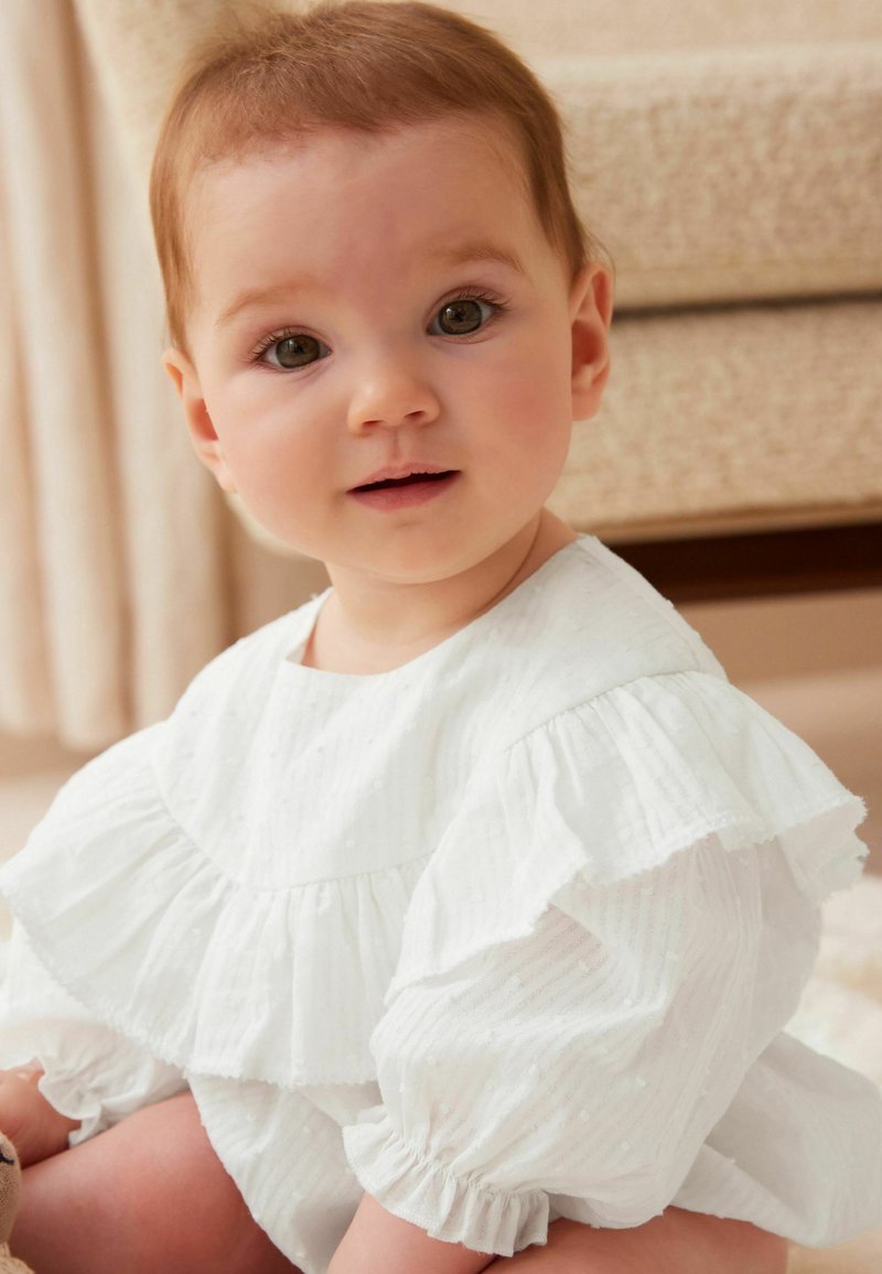 Next BLOOMER REGULAR FIT - Sleep suit - ecru white broderie/white - Zalando