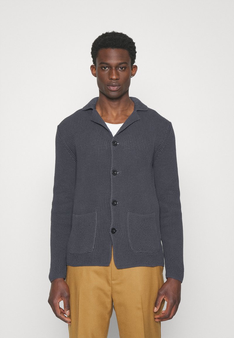 Wool & Co Chaqueta de punto - antrax/gris - Zalando.es