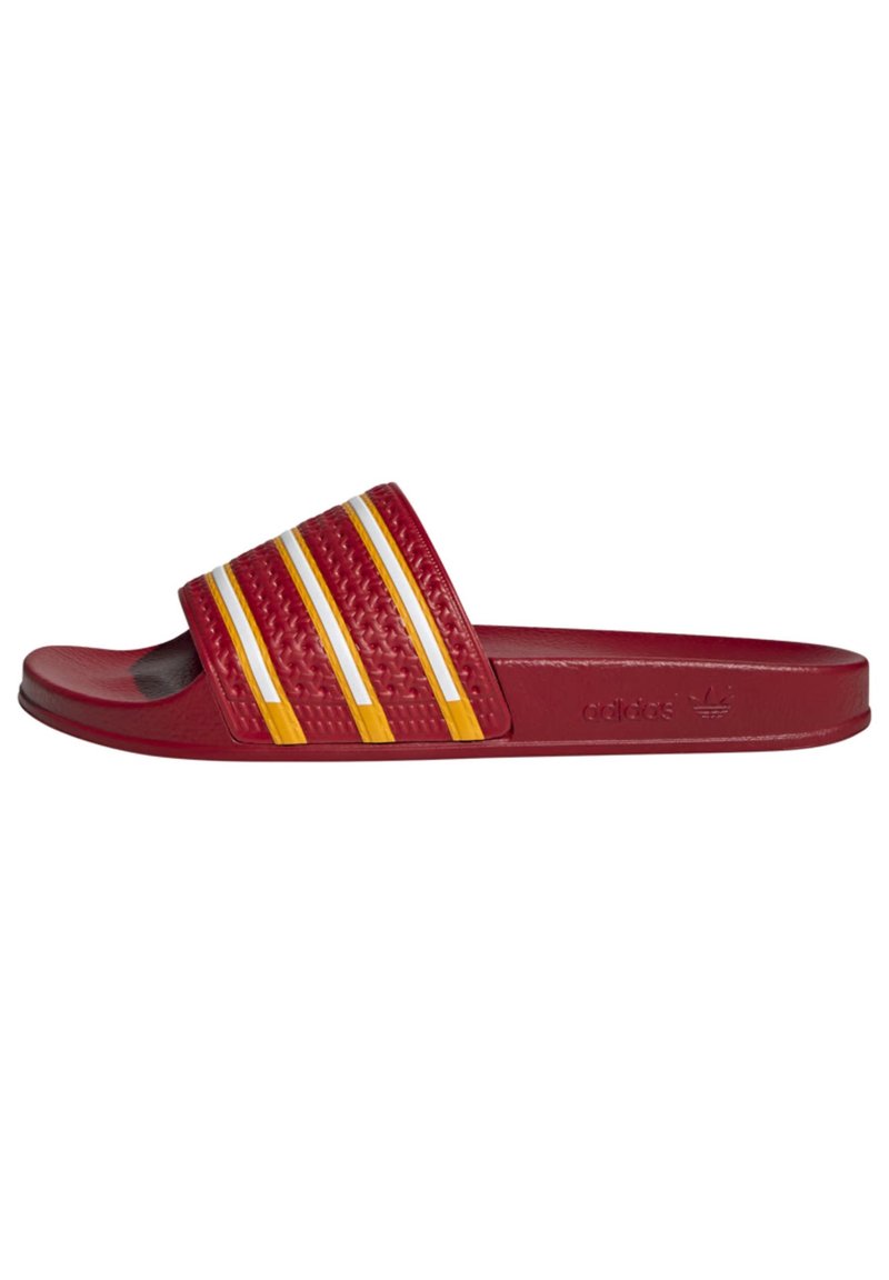adidas Originals ADILETTE UNISEX - Bade-Zehentrenner - team power red ...