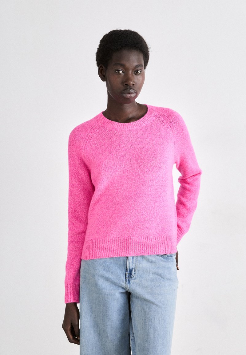 FROM FUTURE Jumper - bright pink mouline/mottled pink - Zalando