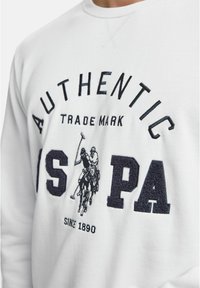 U.S. Polo Assn. USPA SWEATSHIRT JOE MEN - Bluza/biały - Zalando.pl