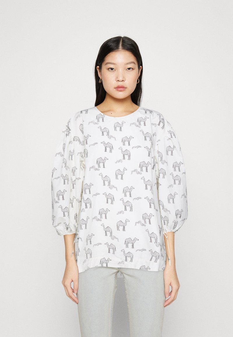 Monki Bluse - off-white/offwhite - Zalando.at