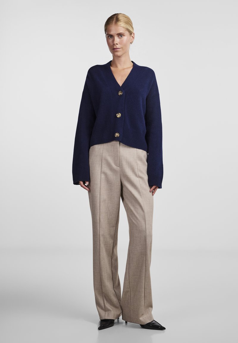 YAS YASFRIDO WIDE CARDIGAN - Cardigan - night sky/blu scuro - Zalando.it