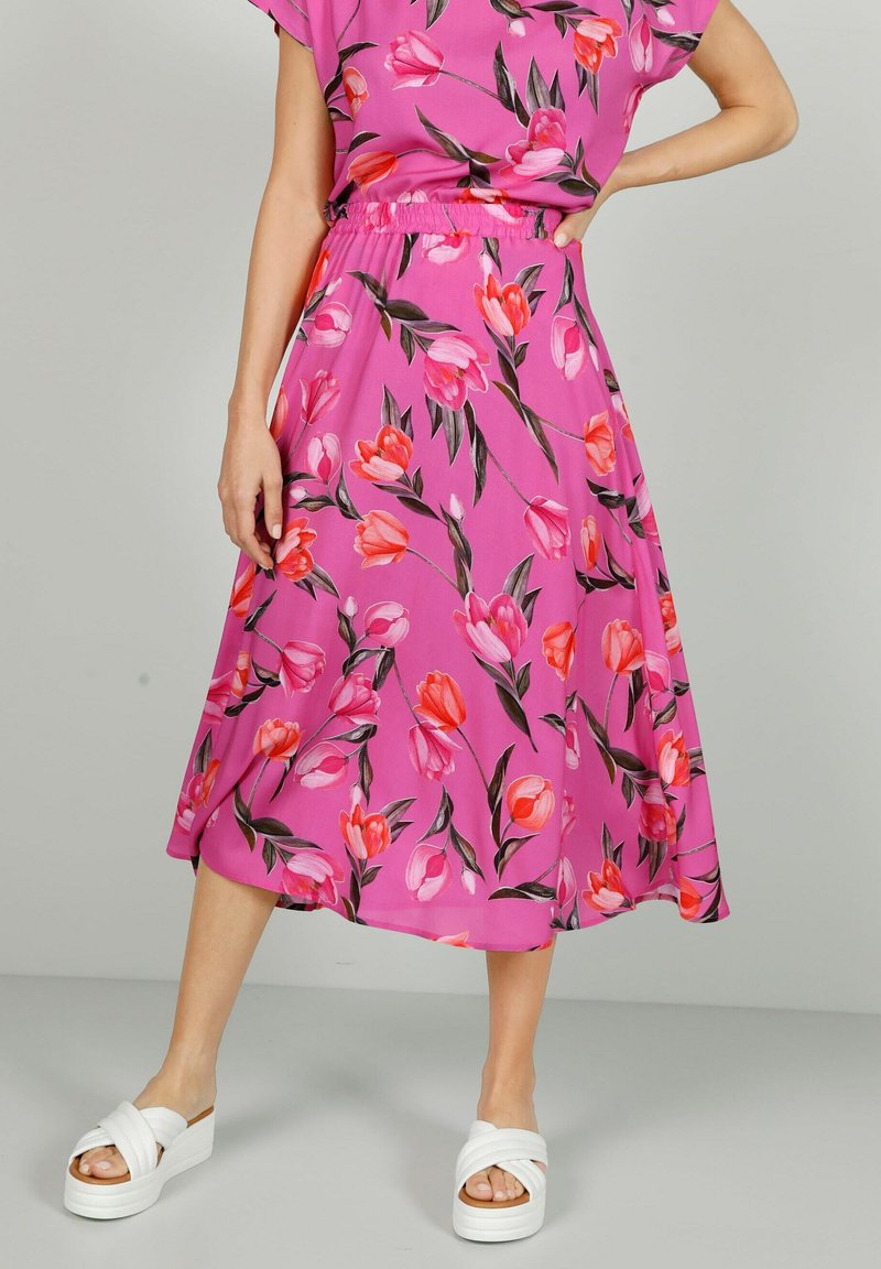 MONA A-Linien-Rock - pink grün/pink - Zalando.at